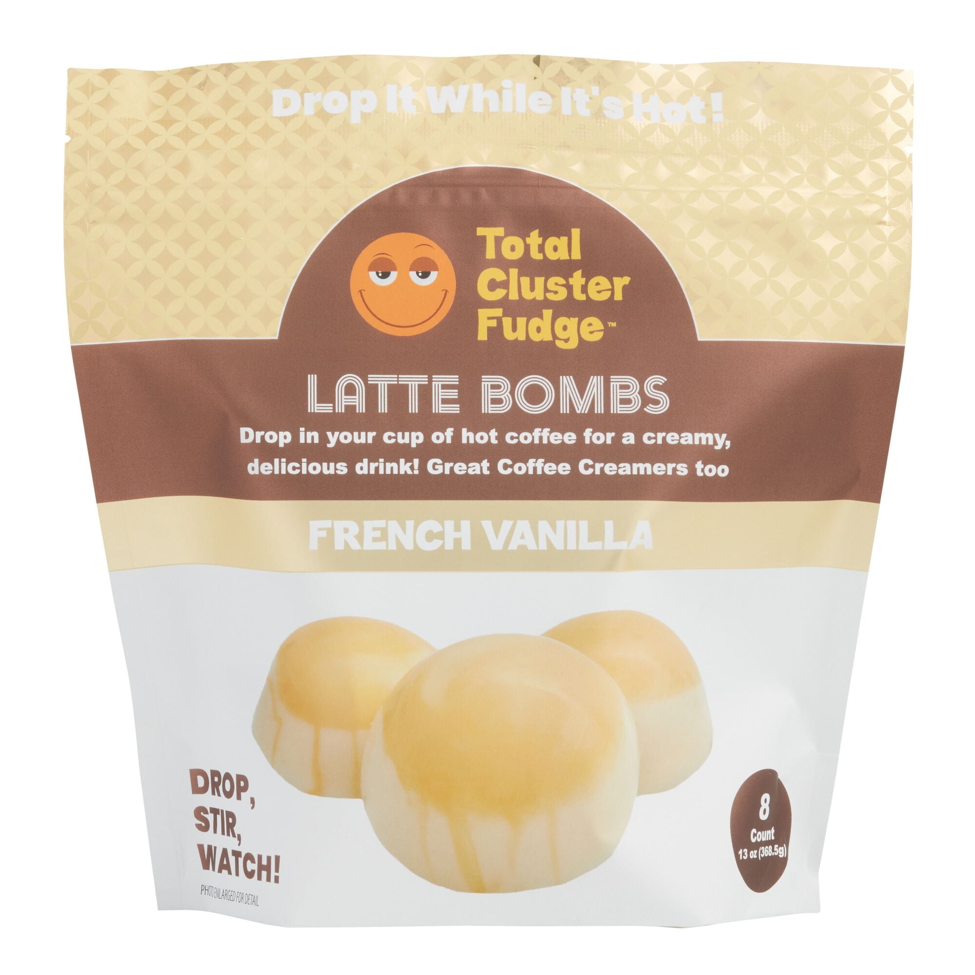 Total Cluster Fudge French Vanilla Latte Bombs 13 oz. Pack of 3 ...