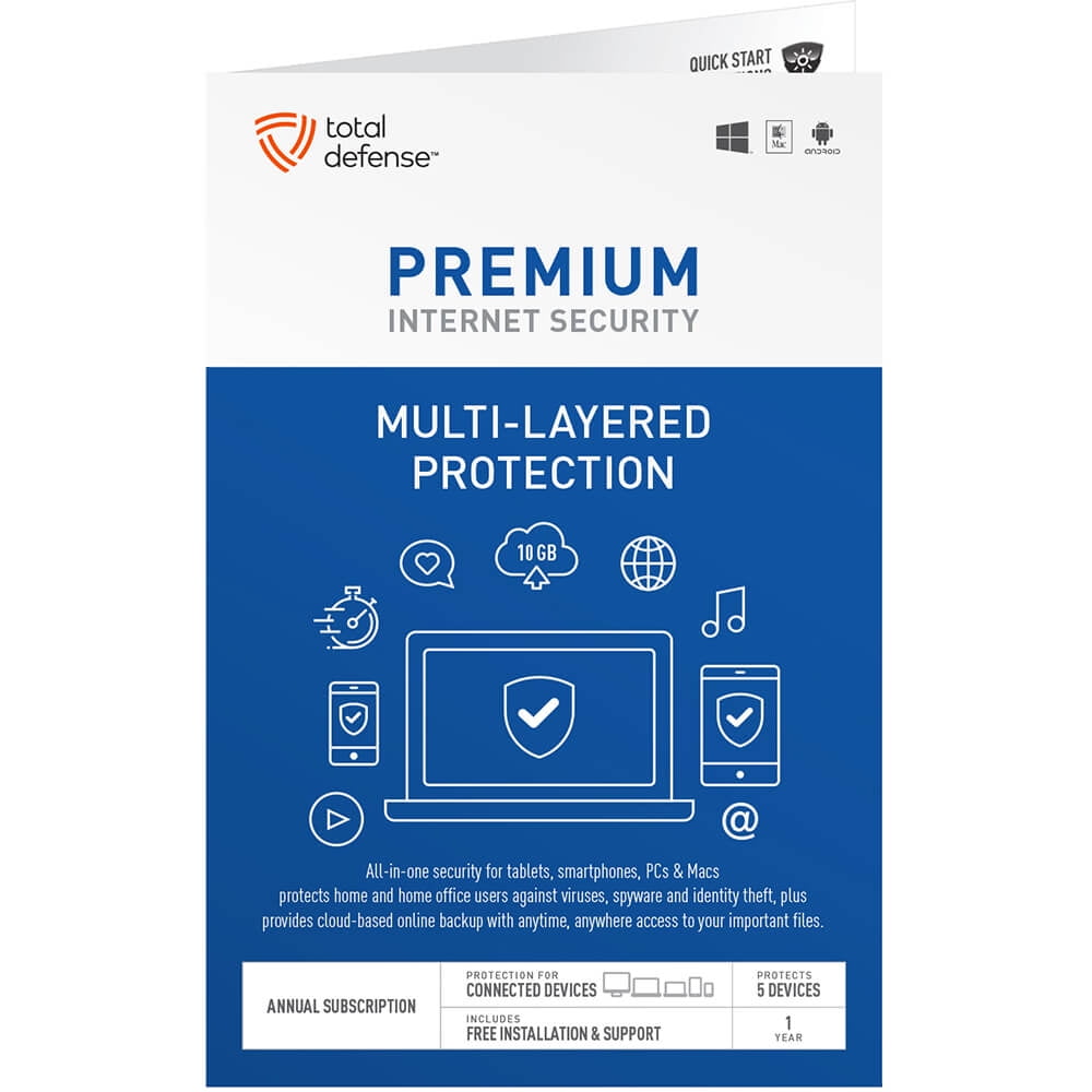 Total Defense TLD13138 Premium Internet Security - Walmart.com