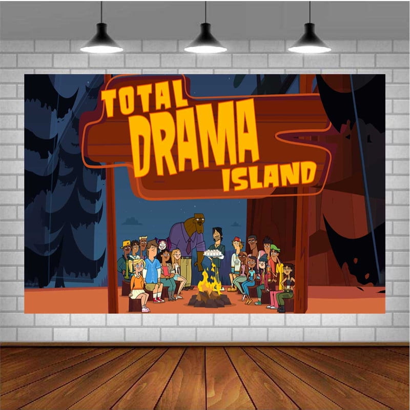 Total Drama Island Banner Poster Wall Decor Birthday Backdrop ...
