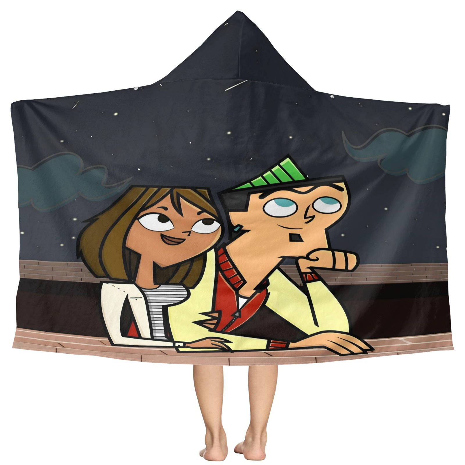 Total Drama Island Pattern Beach Poncho - Microfiber - Towel - Kids ...