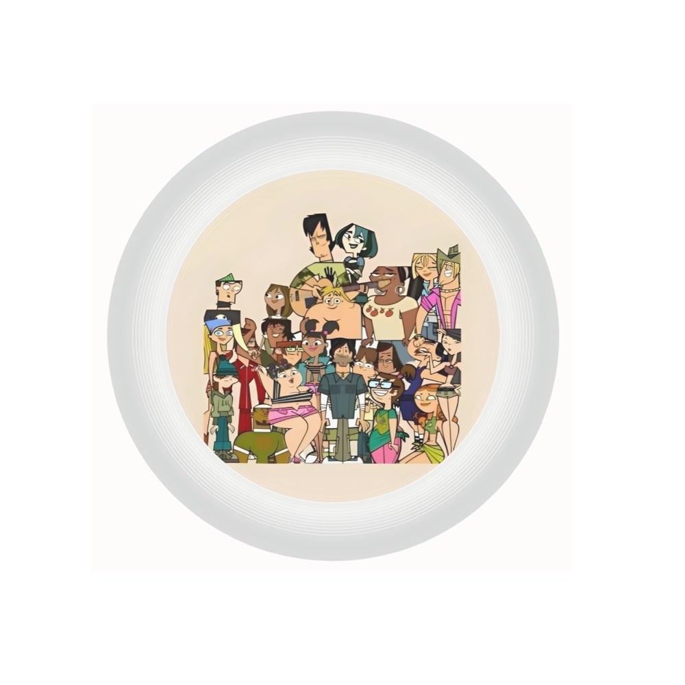 Total Drama Island Patterned Frisby Slip Resistant And Stable Throw ...