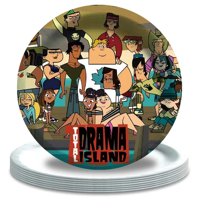 Total Drama Island Paper Plates Birthday Decorations Party Supplies ...