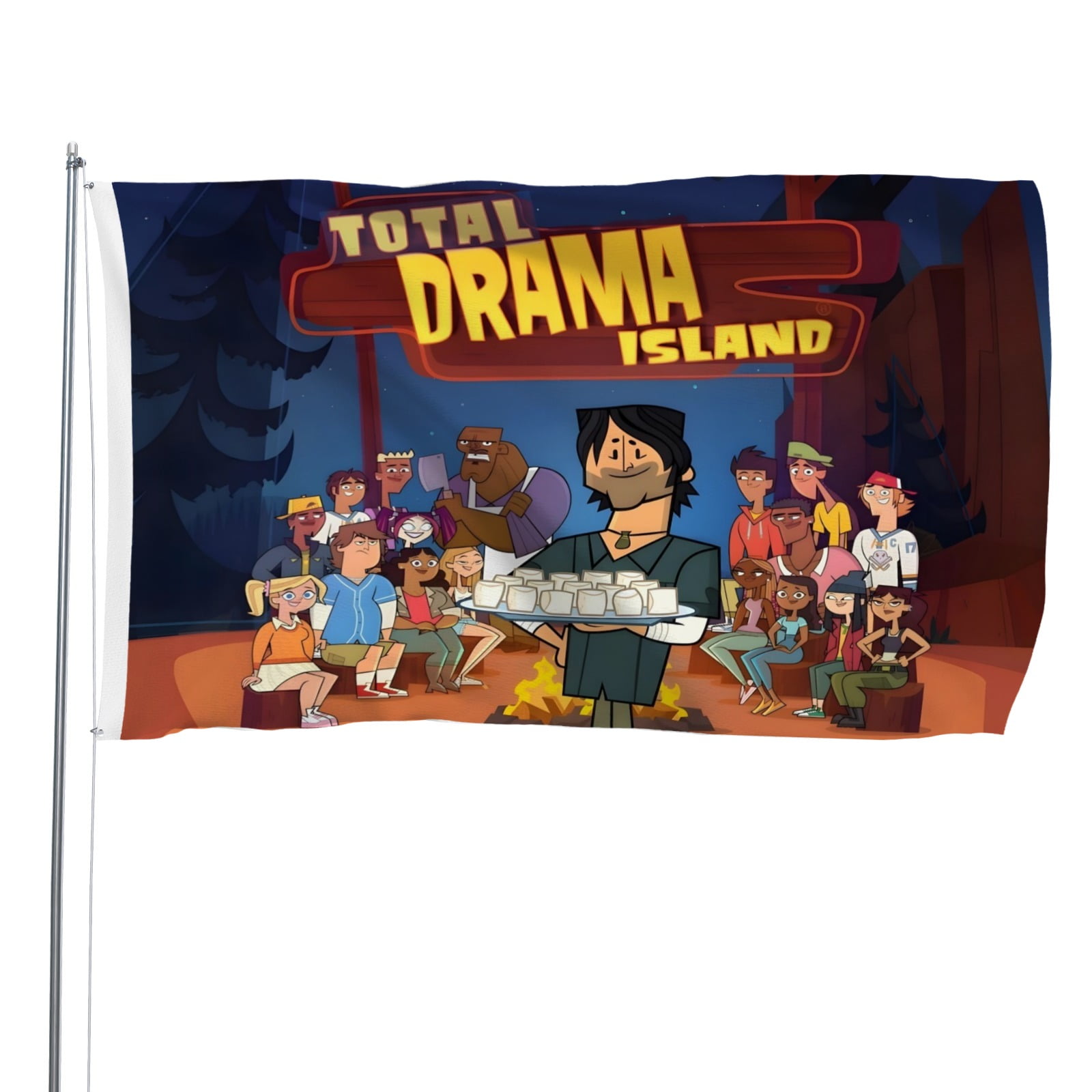 Total Drama Island-themed Printed Flag Perfect gift for fans, friends ...