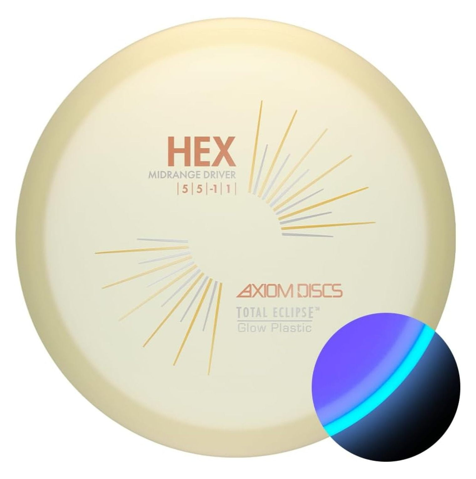 Total Eclipse Glow 2.0 Hex Disc Golf Midrange (Colors May Vary) - Walmart.com