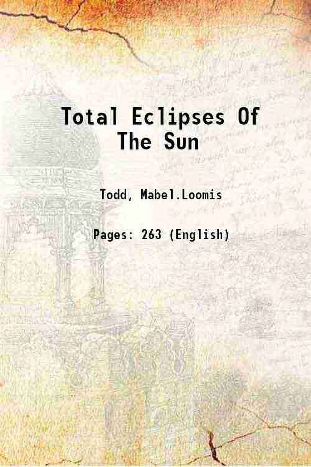 Total Eclipses Of The Sun 1894 - Walmart.com