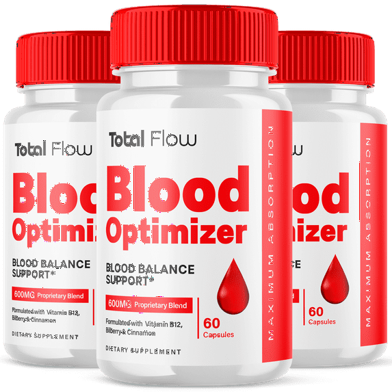 Total Flow Blood Balance Support Pills Advanced Formula Vitamin Supplement TotalFlow 180 ...