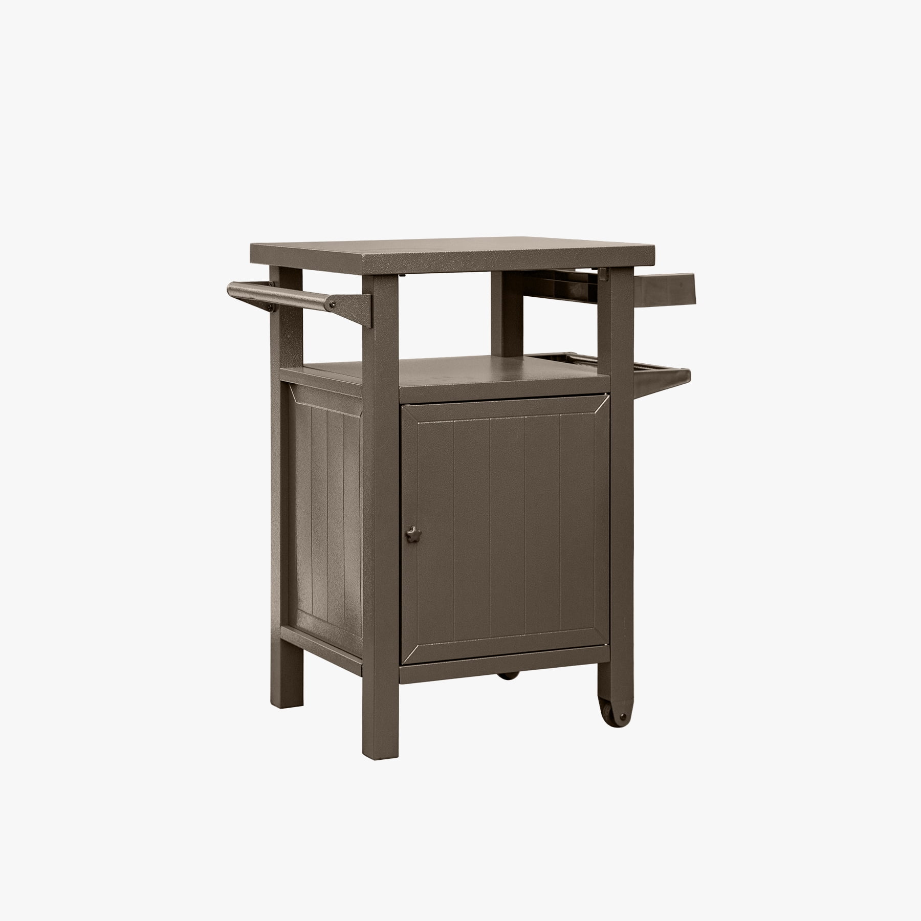 Total Grill Carts Outdoor with Storage and Wheels: Portable Metal Table ...