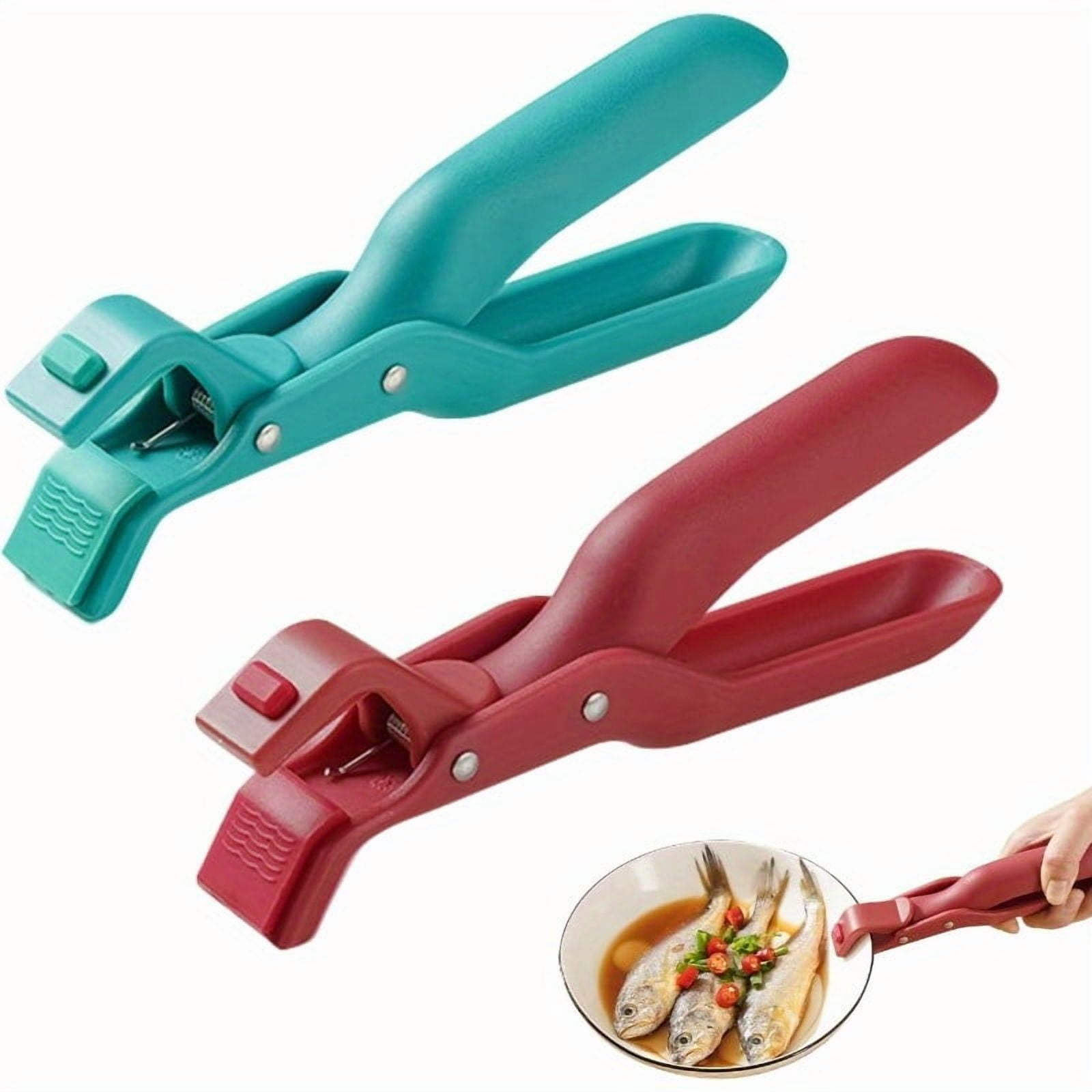 Total Kitchen Hand Protection: Anti-Scald Silicone Gripper Tongs ...