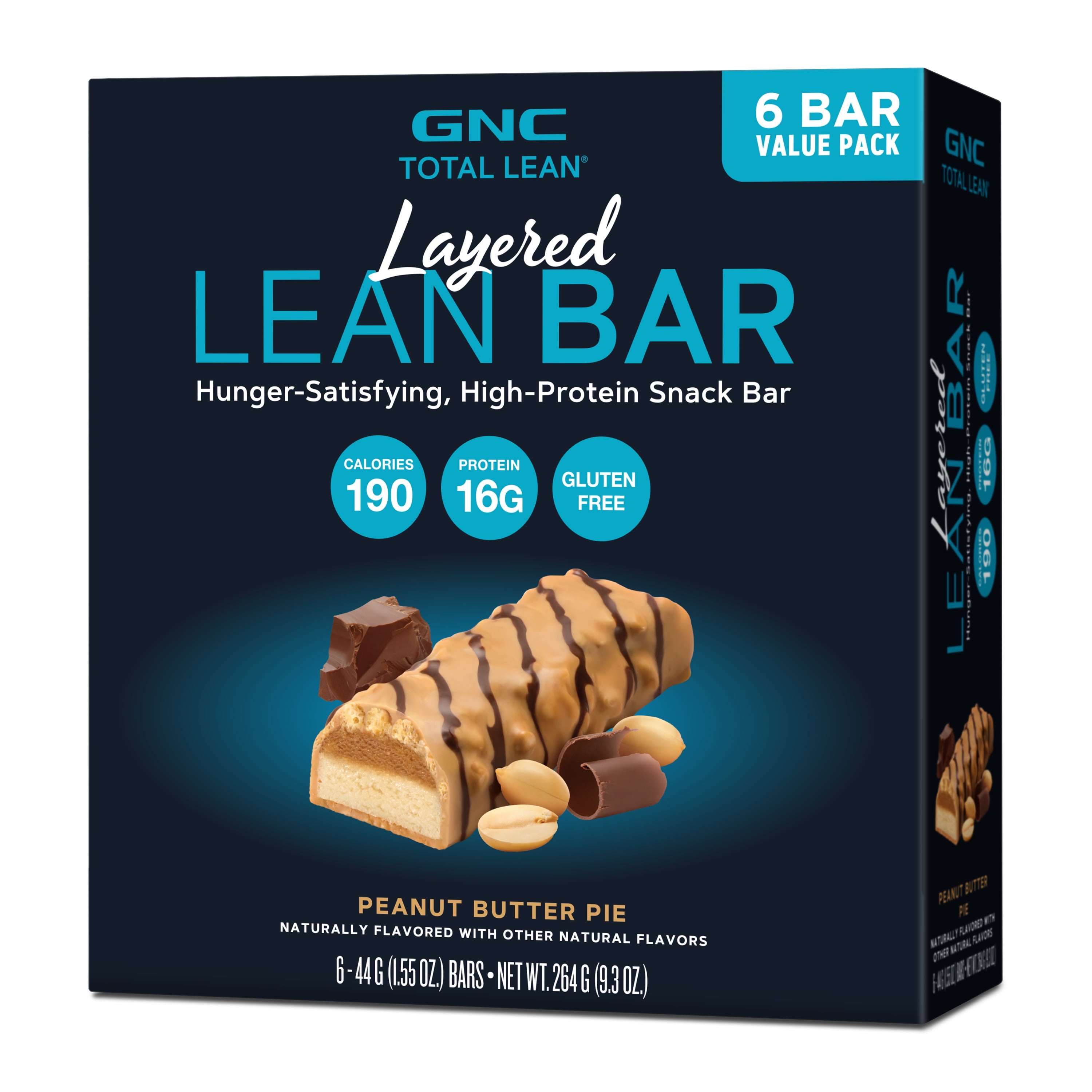 Total Lean® Lean Bars, 16g Protein, Peanut Butter Pie, 6CT - Walmart.com