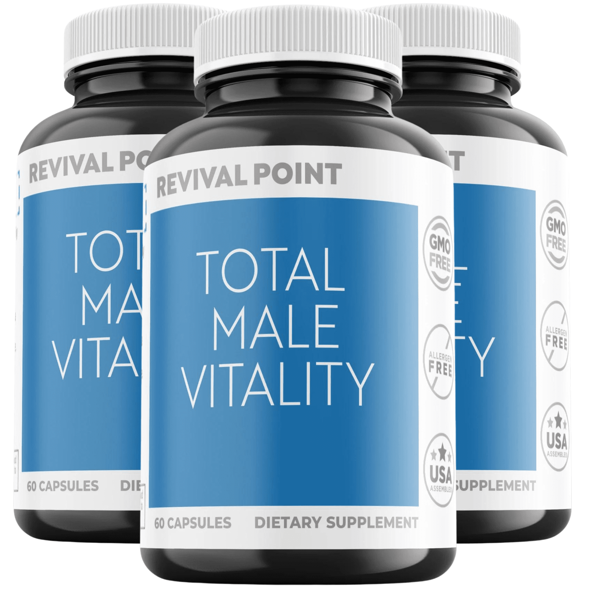 Total Male Vitality for Energy, Strength, Stamina Support by Revival ...