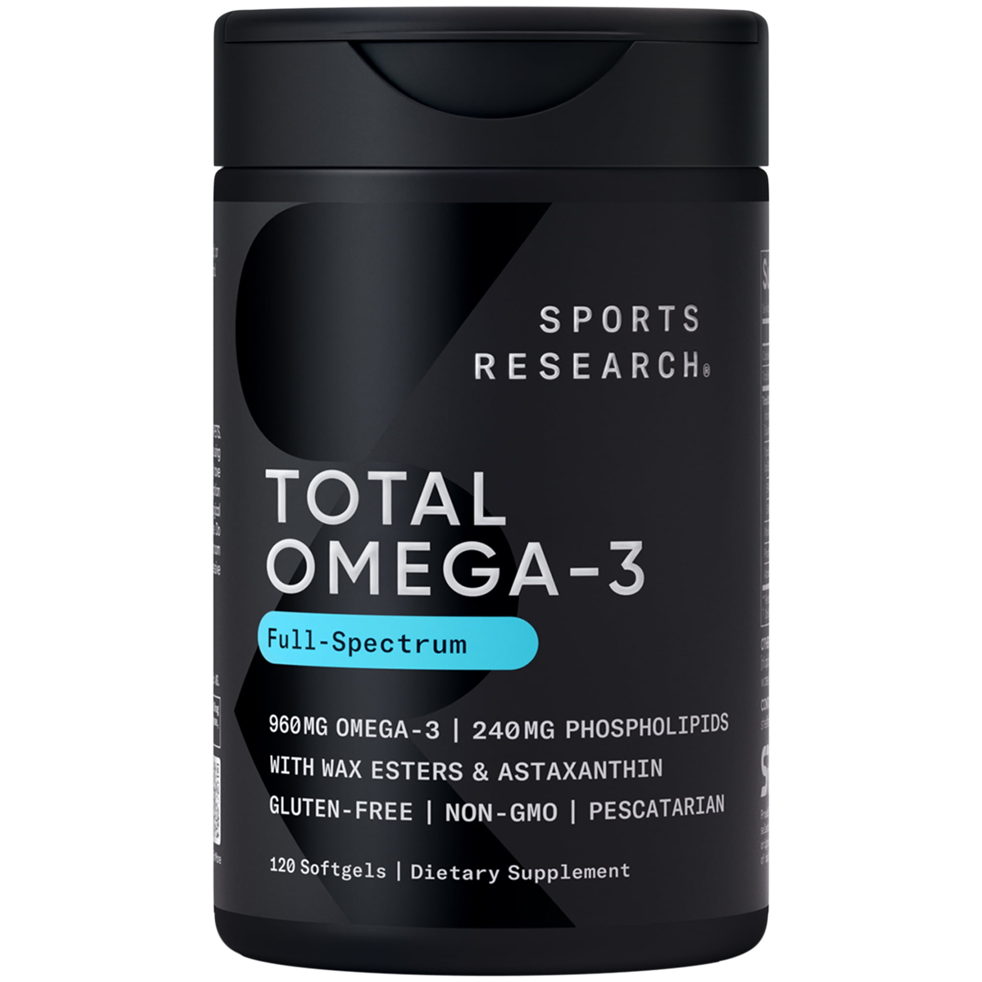 Sports Research Total Omega-3 Fish Oil, 2200mg EPA DHA, Wild Salmon ...