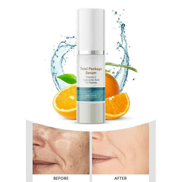 Total Package Serum Vitamin C Face Serum for Mature Skin, All-in-one ...