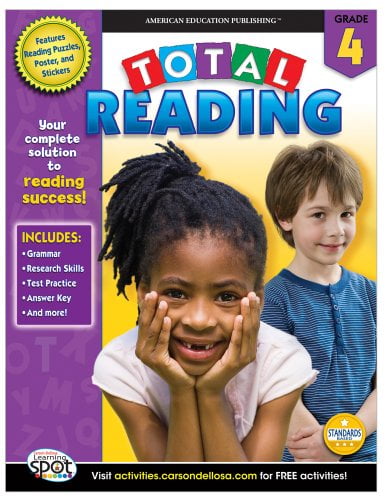 Pre-Owned Total Reading, Grade 4 Paperback - Walmart.com