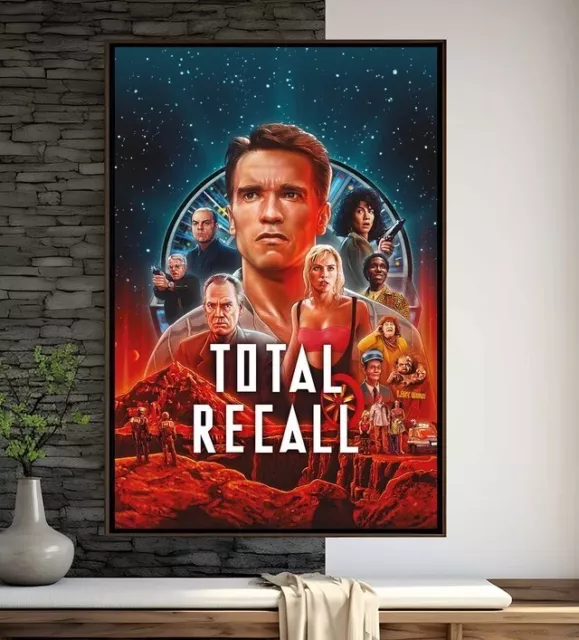 Total Recall Movie Poster, High Quality Print, Movie Art, Wall Decor ...