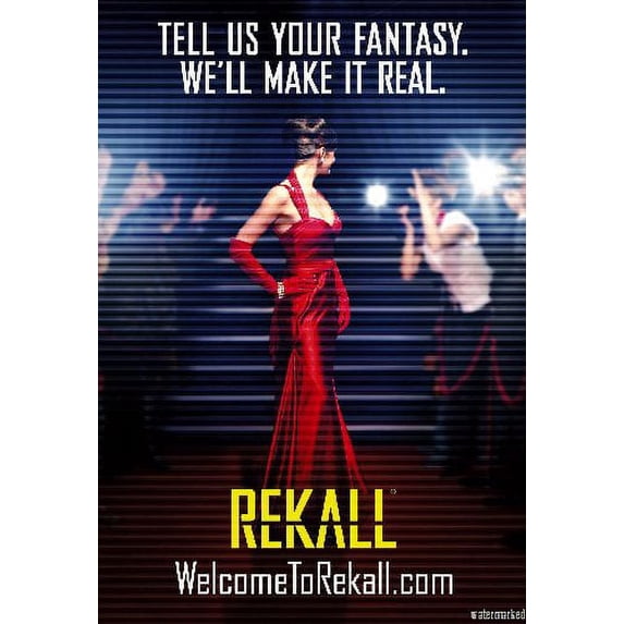 Total Recall Movie Poster Metal Print 12x16 12x16 #081425 Square Adults ...