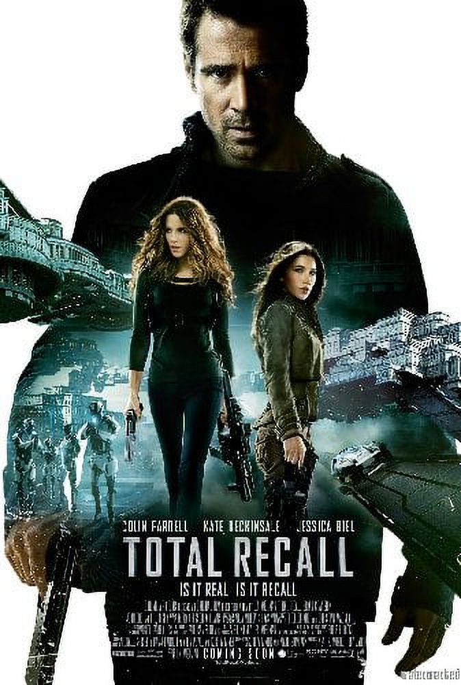 Total Recall Movie poster 12x16 Print on Metal Sign 12in x 16in #081388 ...