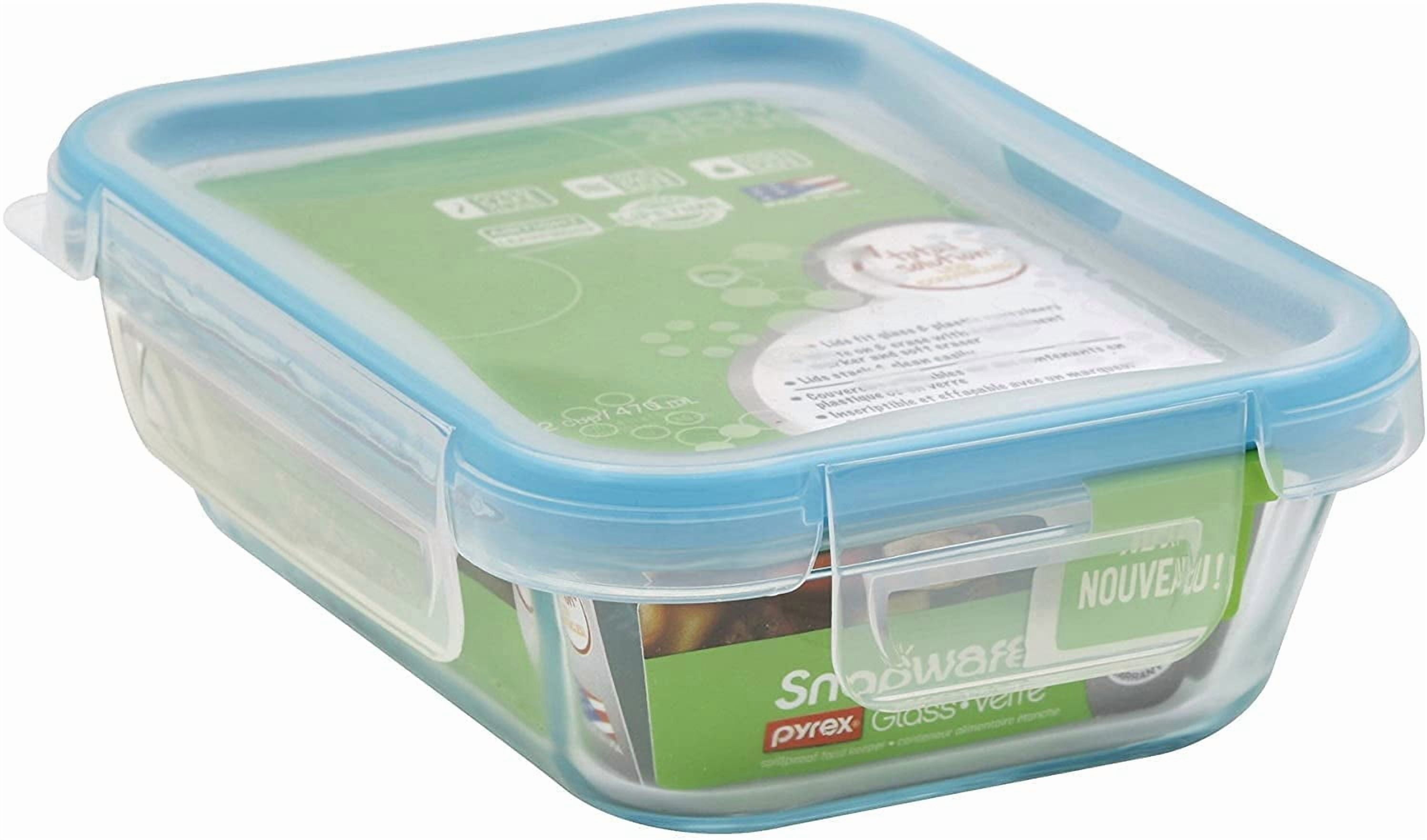 Total Rectangle Food Storage Container, Glass - Walmart.com