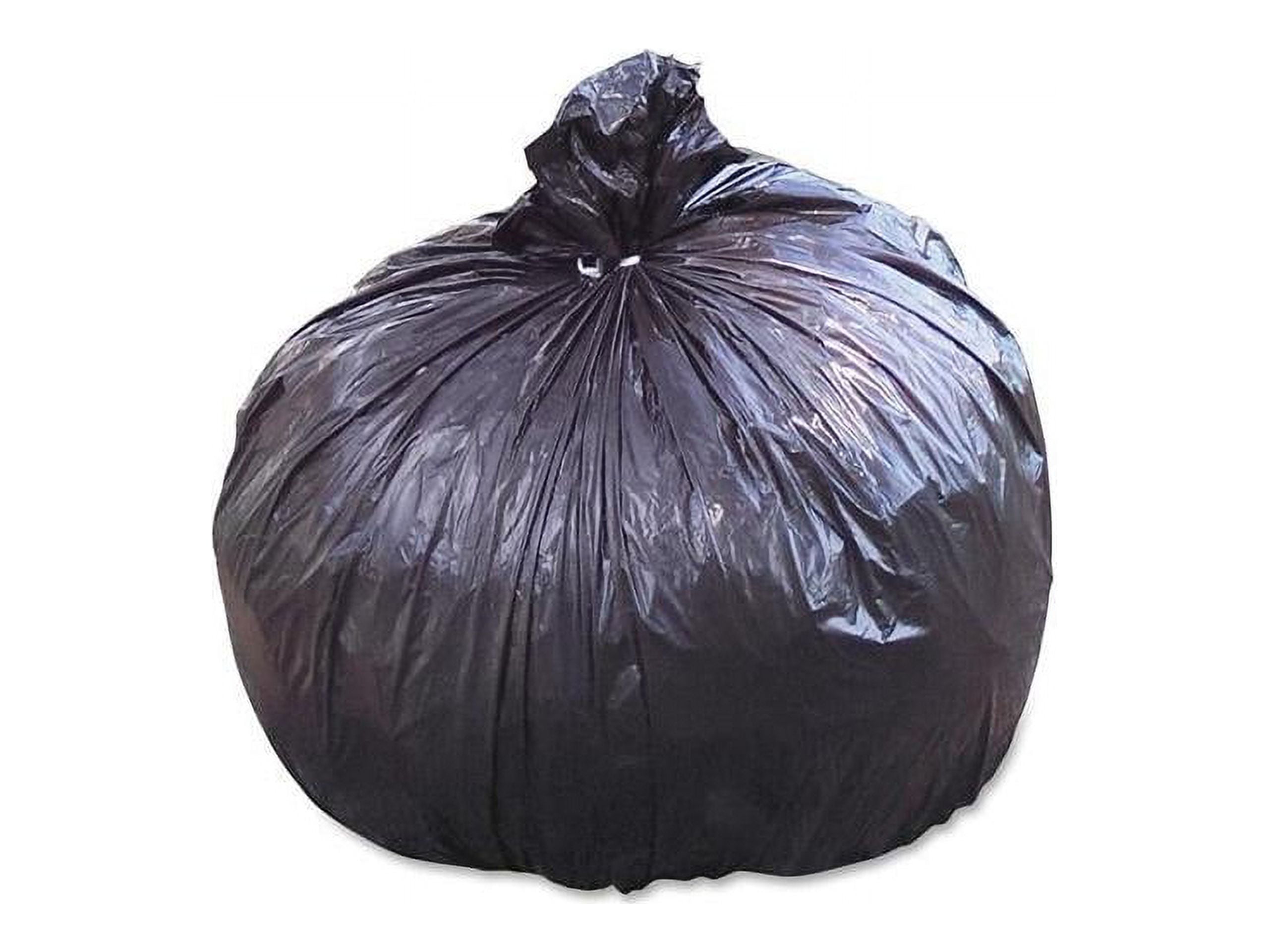 Total Recycled Content Plastic Trash Bags 56 gal, 1.5 mil, 43" x 49 ...