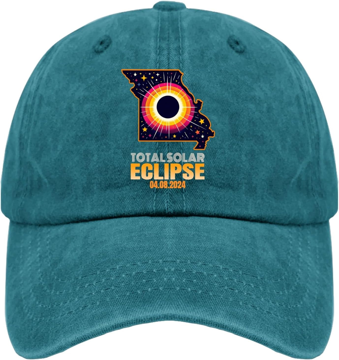 Total Solar Eclipse 04.08.2024 Baseball Cap Missouri Vintage Cotton ...
