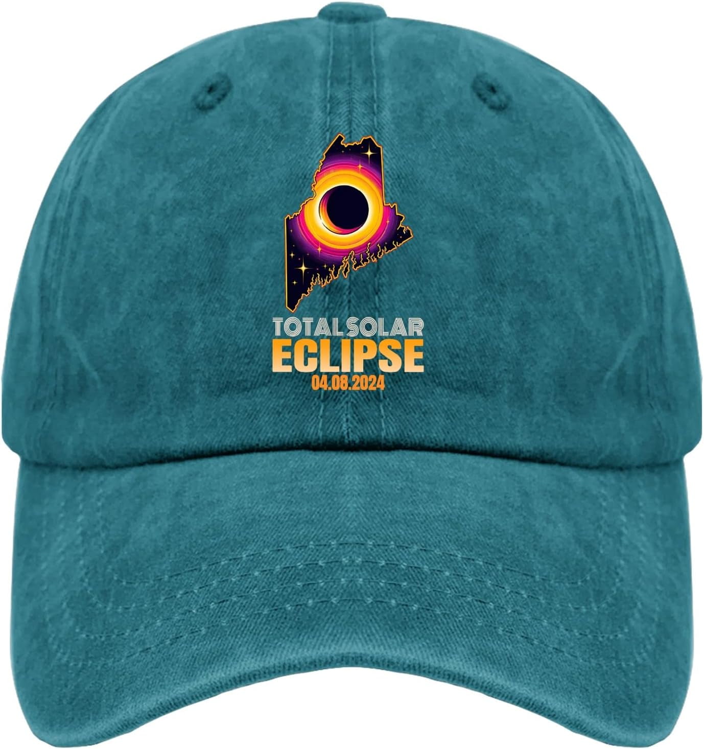 Total Solar Eclipse 04.08.2024 Hats for Women Maine Baseball Caps Cool ...
