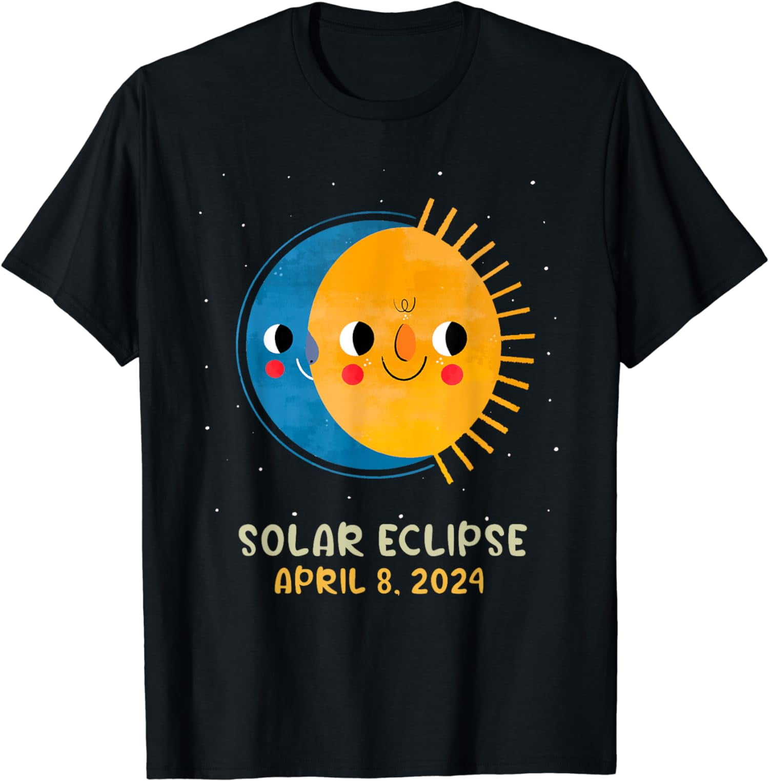 Total Solar Eclipse 2024 Cute Solar Eclipse Kids Toddler Boy T-Shirt ...