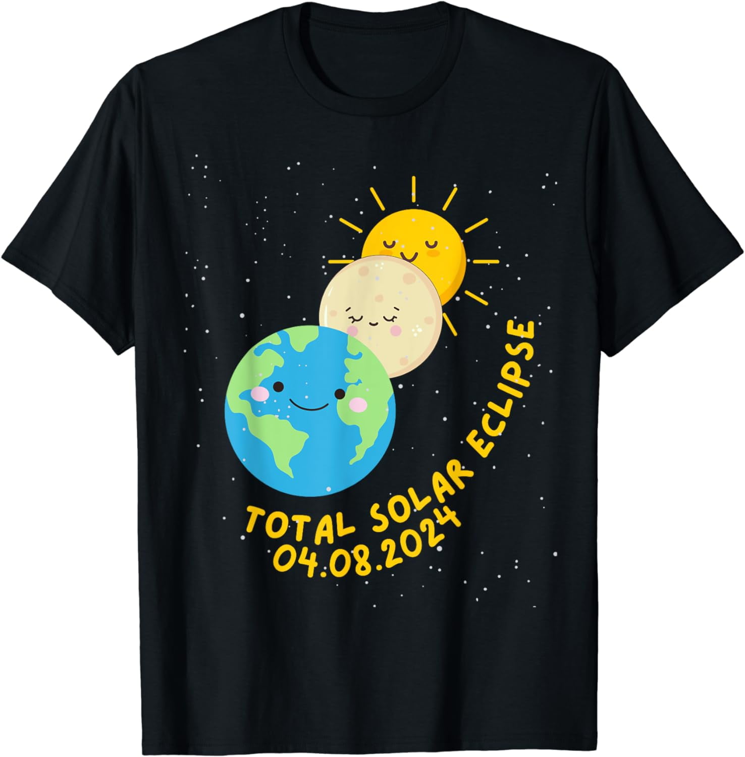Total Solar Eclipse 2024 Cute Solar Eclipse Kids Toddler Boy T-Shirt ...