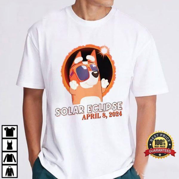 Total Solar Eclipse 2024 Path Of Totality Bingo Bluey T-Shirt Shirt ...