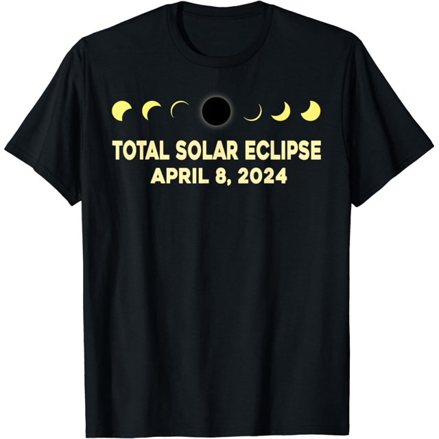 Total Solar Eclipse 2024 T-shirt Solar Eclipse April 8 2024 T-Shirt ...