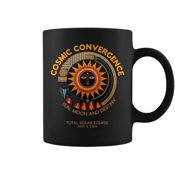 Total Solar Eclipse April 8 Cosmic Moon Sun Coffee Mugs - Walmart.com
