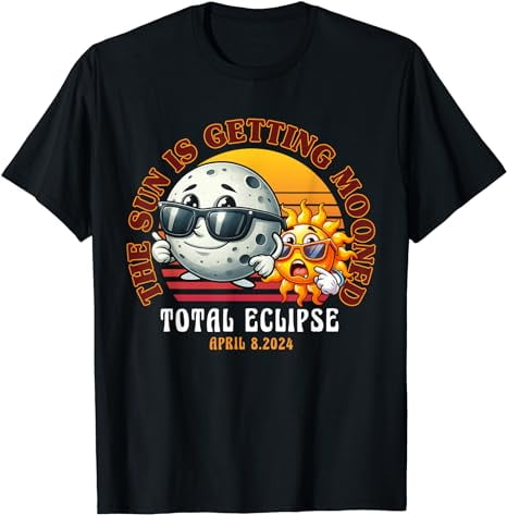 Total Solar Eclipse Chase 2024 Sun is Getting Mooned T-Shirt - Walmart.com