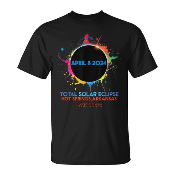 Total Solar Eclipse Hot Springs Arkansas I Was There 2024 TShirt ...