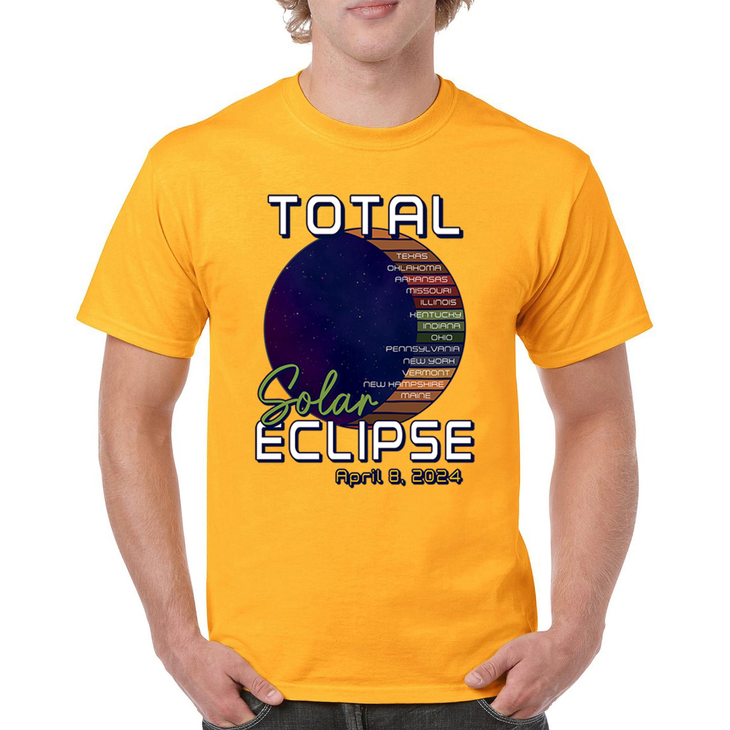 Total Solar Eclipse Path T-shirt Watch Only With Eclipse Glasses April ...