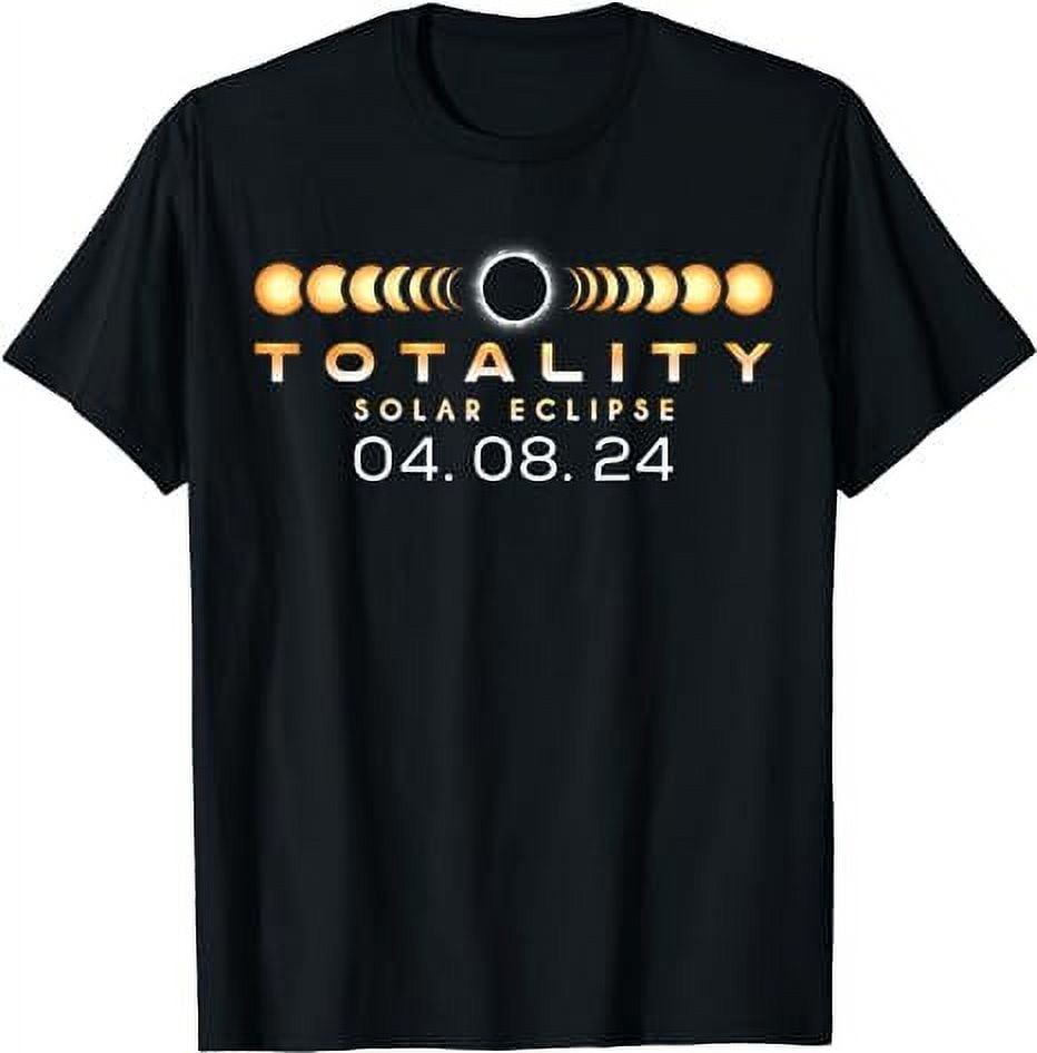Total Solar Eclipse Spring 04. 08. 2024 Totality Phases T-Shirt ...