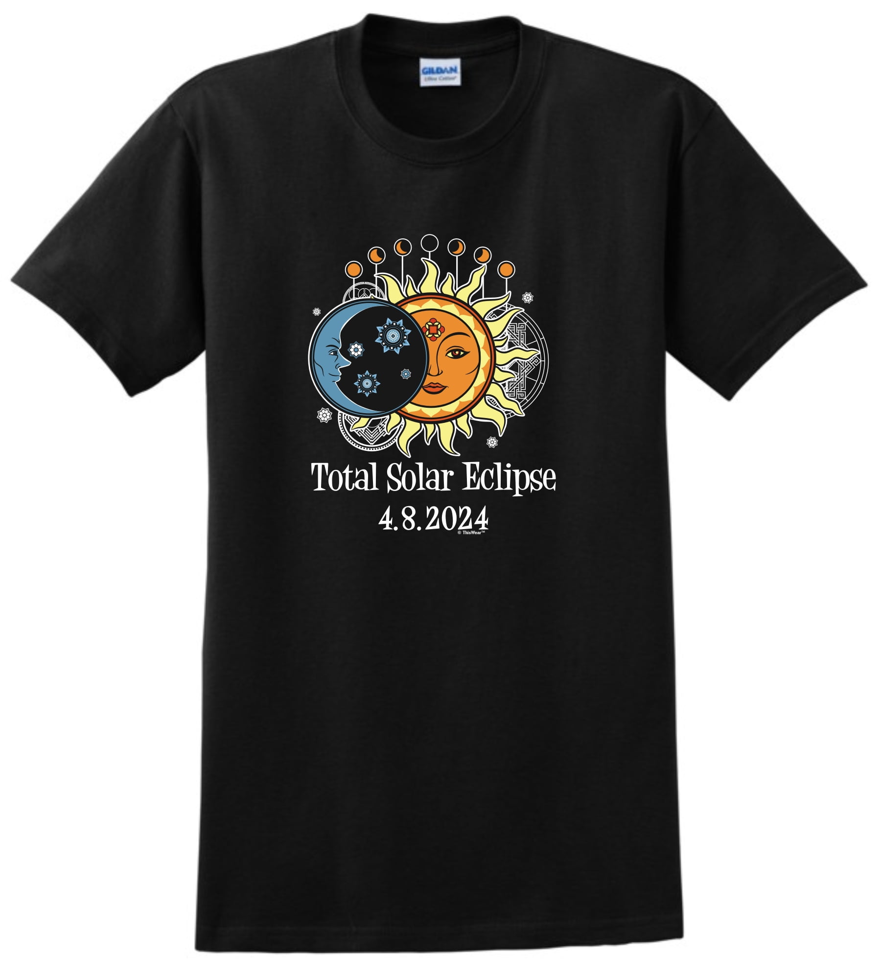 Total Solar Eclipse Tshirt Total Solar Eclipse 4-8-24 Short Sleeve T ...