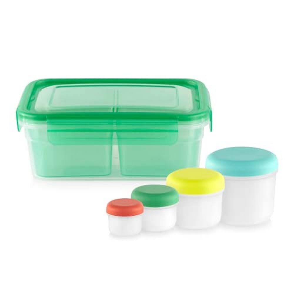 Total Solution Plastic Food Storage Containers Set with Plastic Lids ...