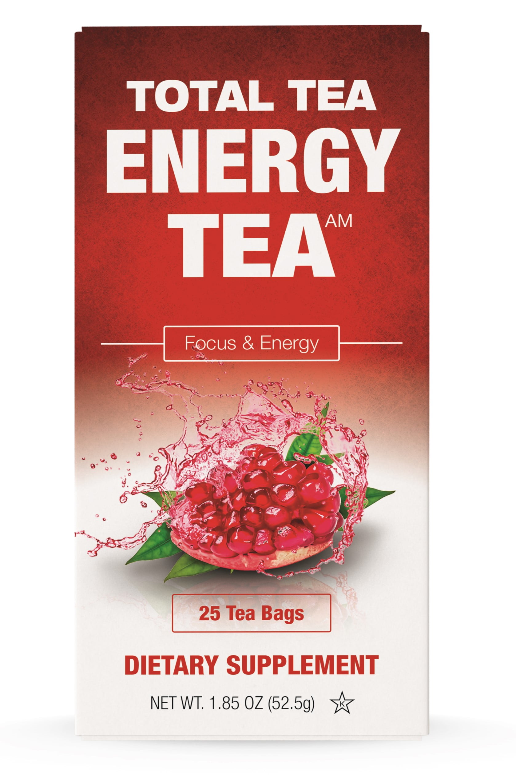 Total Tea Herbal Energy Tea | High Diet | 100% Natural | Better Focus ...
