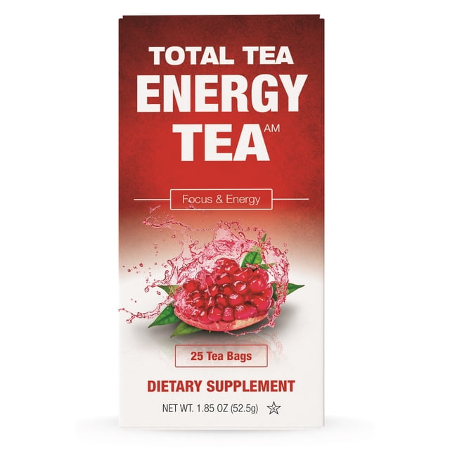 Total Tea Herbal Energy Tea | High Diet | 100% Natural | Better Focus ...