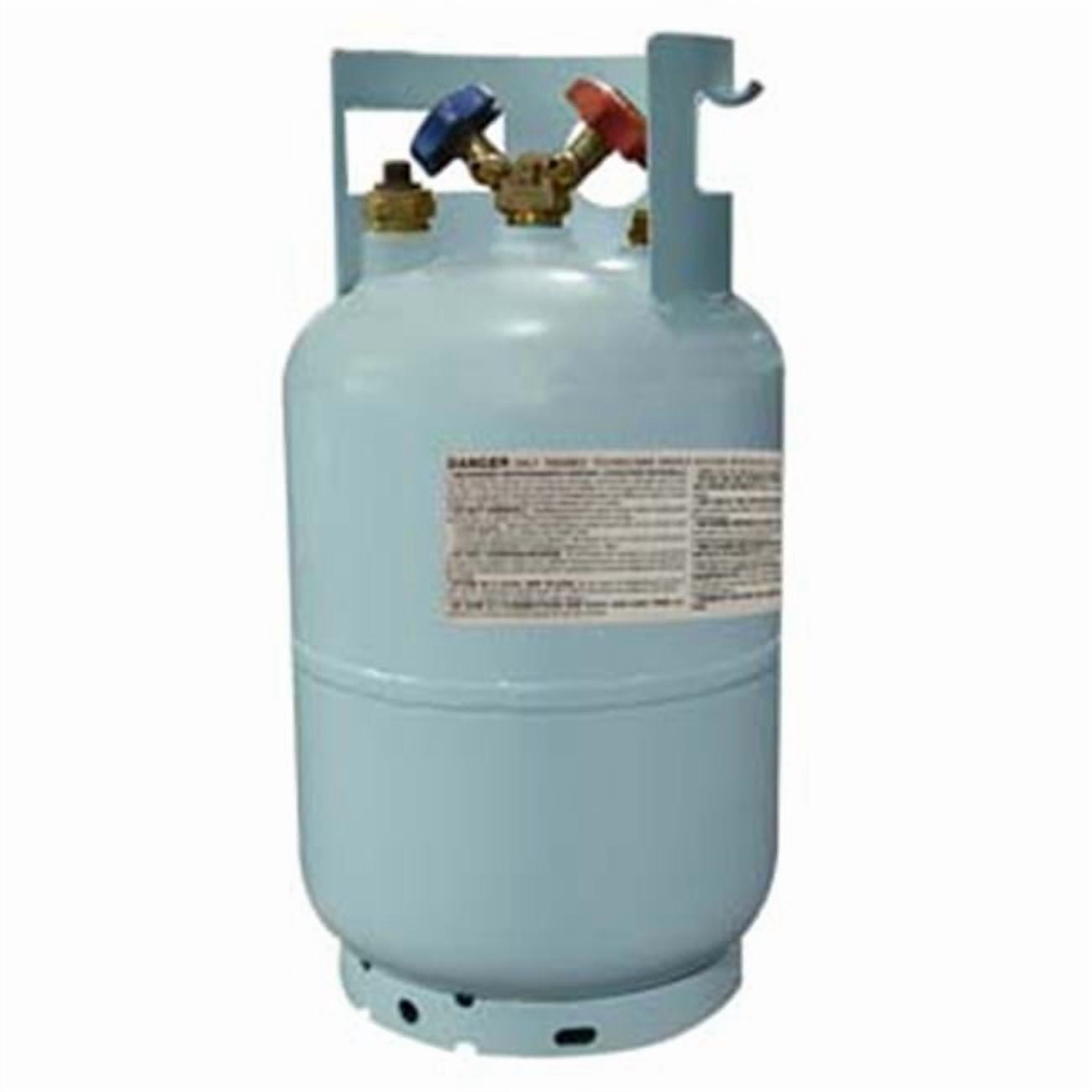 Total Tools R134A Recovery Tank with Float Turn Off Switch, Steel ...