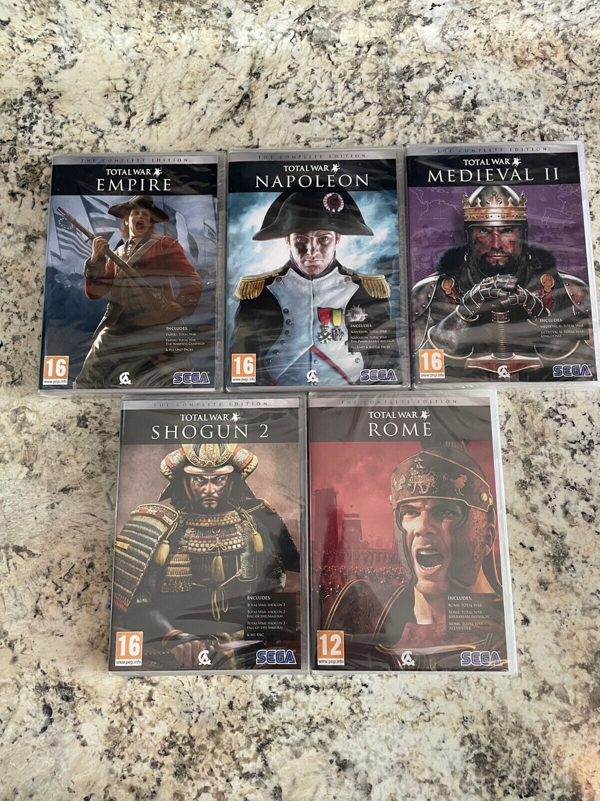 Total War Complete Collection Empire, Napoleon, Medieval II, Rome ...