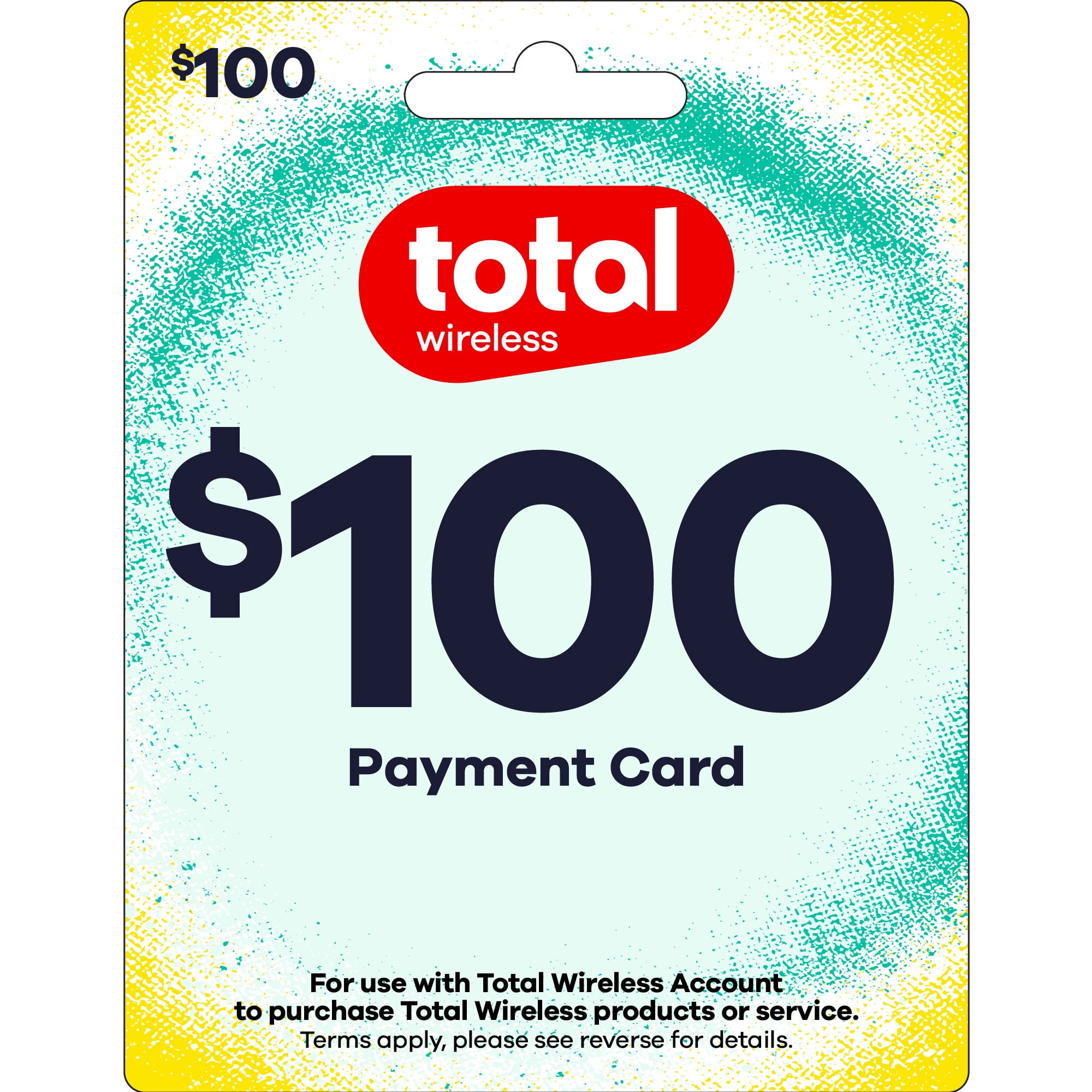 Total Wireless $100 Payment Card e-PIN Top Up (Email Delivery ...