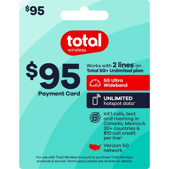 Total Wireless Prepaid Plans in Phone & Data Plans - Walmart.com