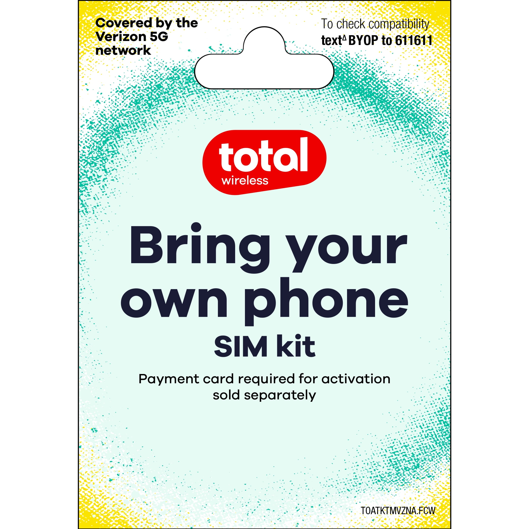 Total Wireless Bring Your Own Phone Mini SIM Pack (No Airtime ...