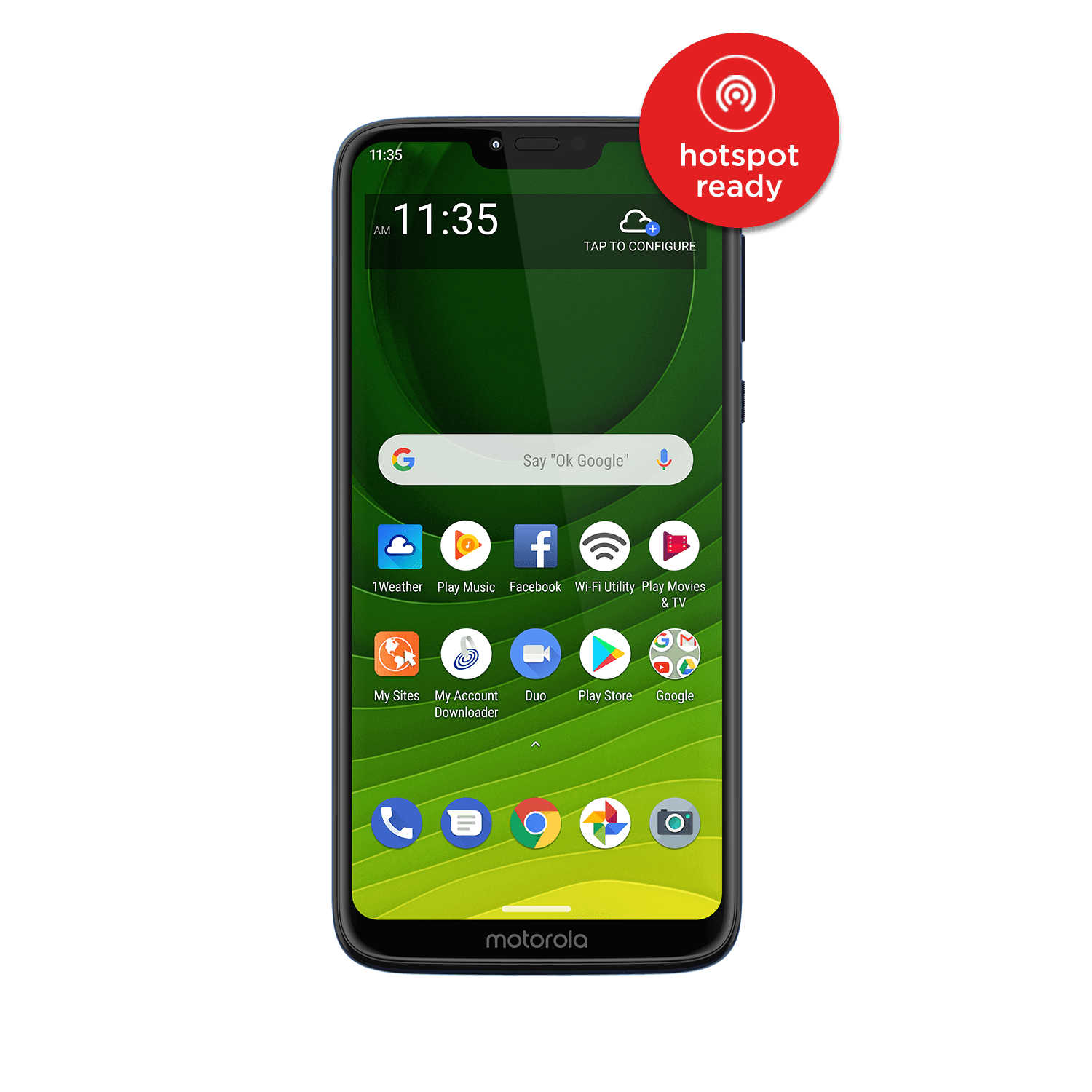 Total Wireless Moto g7 Optimo Maxx, 32GB, Blue - Prepaid Smartphone ...