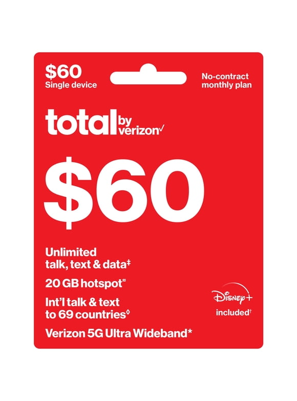 Total by Verizon Prepaid Plans in Total by Verizon - Walmart.com