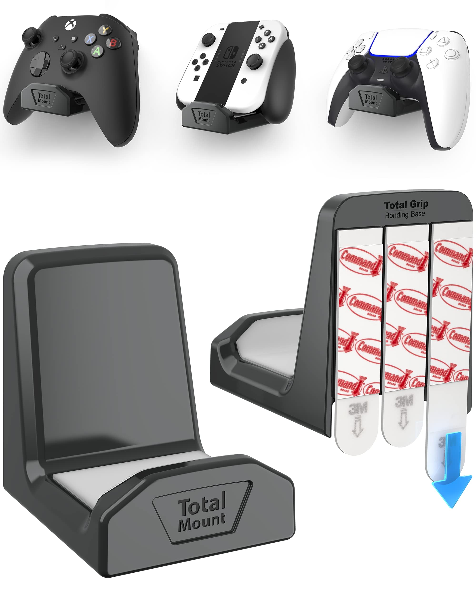 TotalMount (2 Pack) Controller Wall Stands with Non-Slip Pads ...