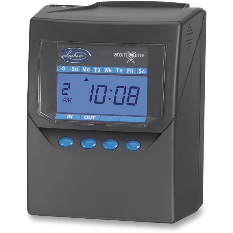 Electronic Automatic Time Recorder, Digital Recording Card, Gray ...