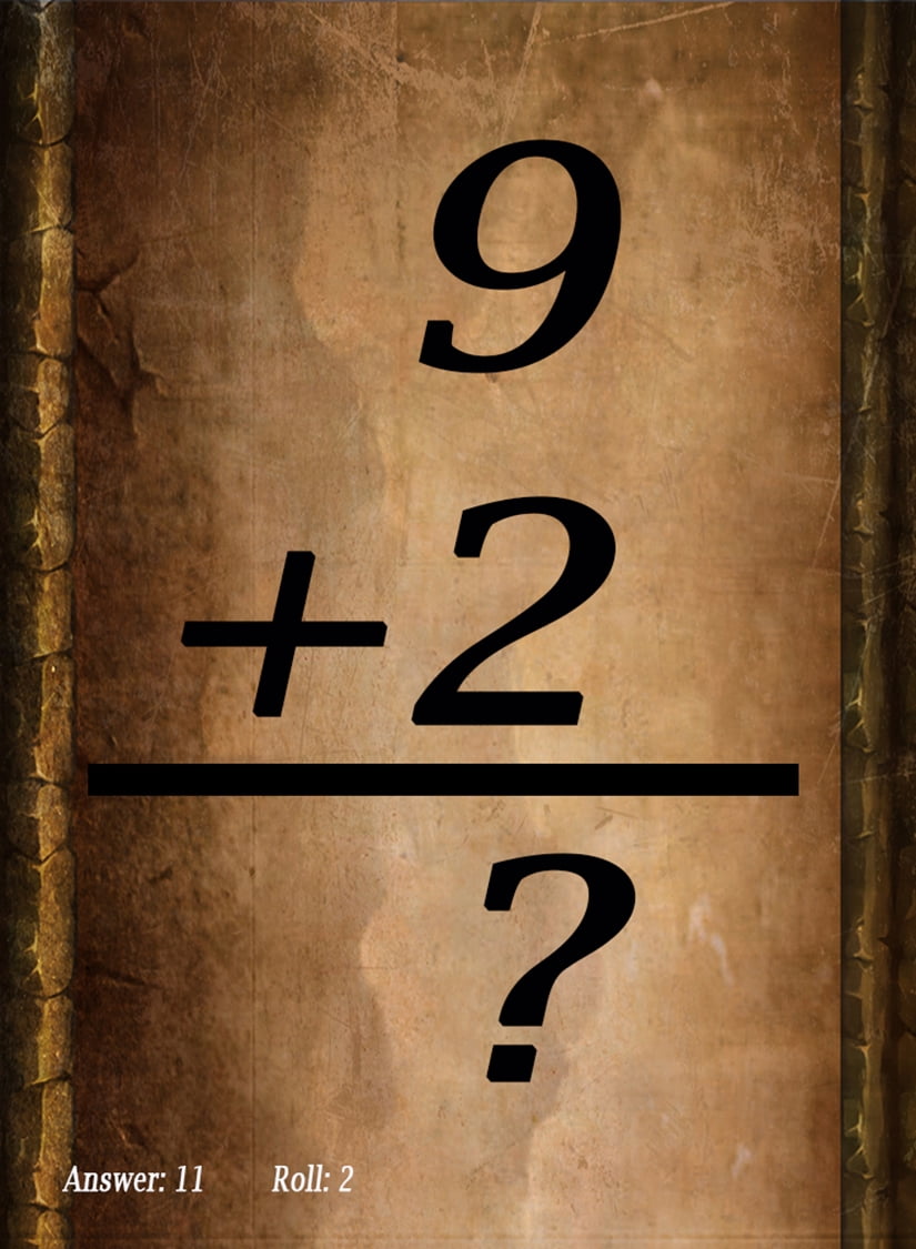 Totally Medieval Addition Math Dice - For All Ages - Reinforce your ...