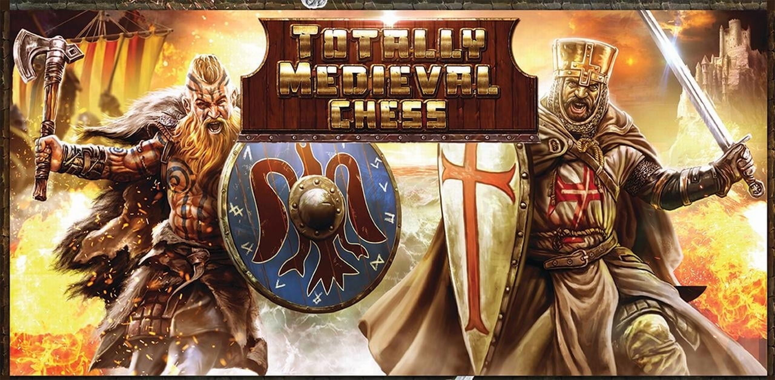 Totally Medieval Chess Game - Knights vs Vikings - Premium Chess Set ...