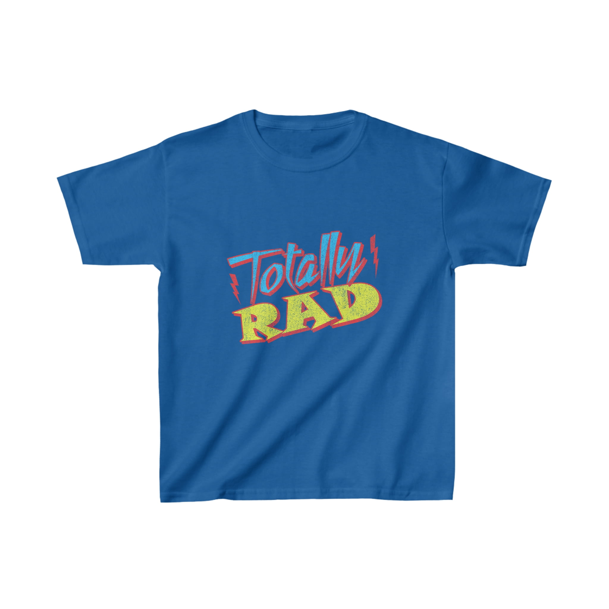 Totally Rad Retro 1980's Eighties Costume Boy Girl Kids Youth Tee Shirt ...