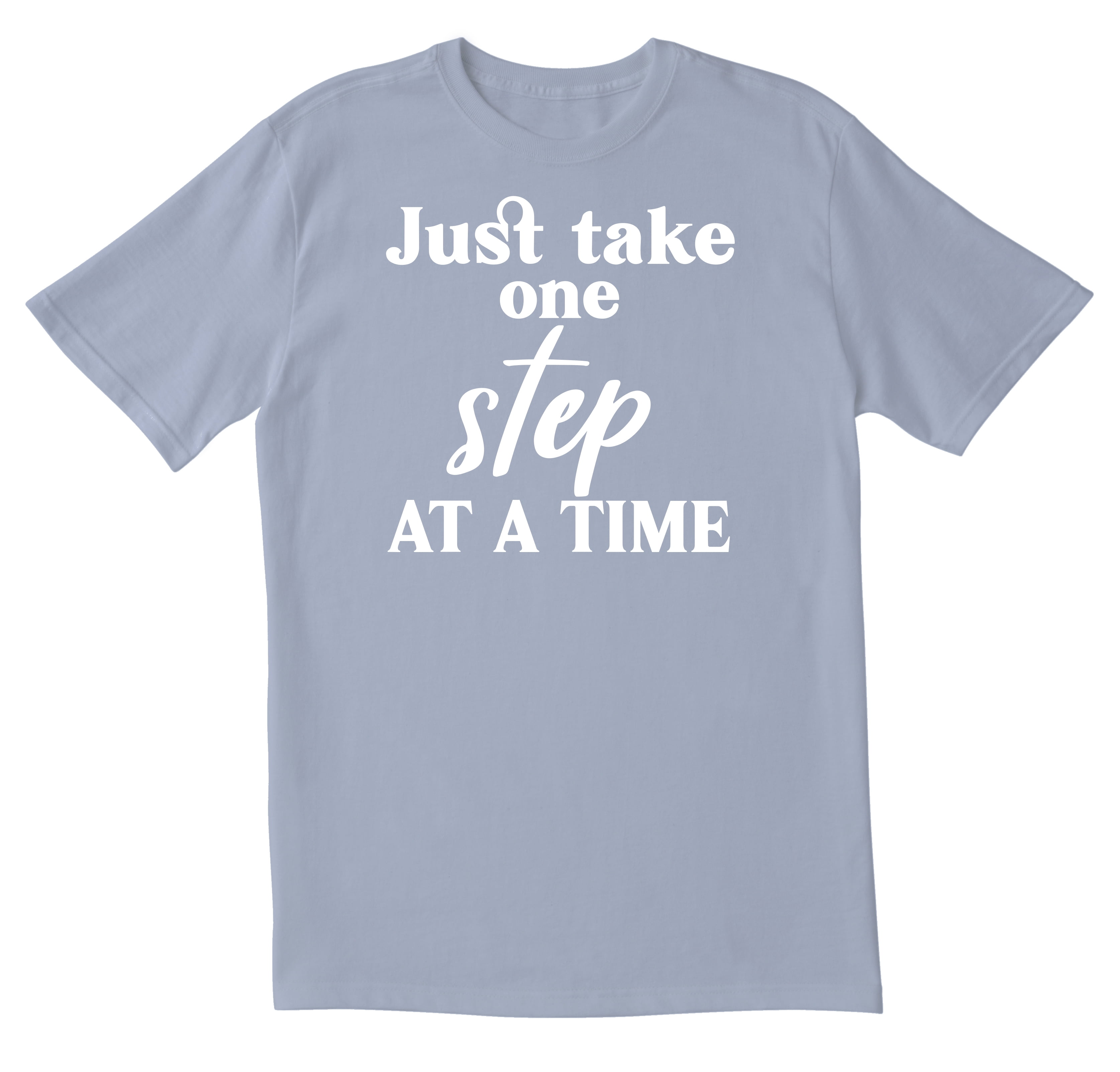 TotallyTorn Just Take One Step At a Time Novelty Sarcastic Funny Mens ...